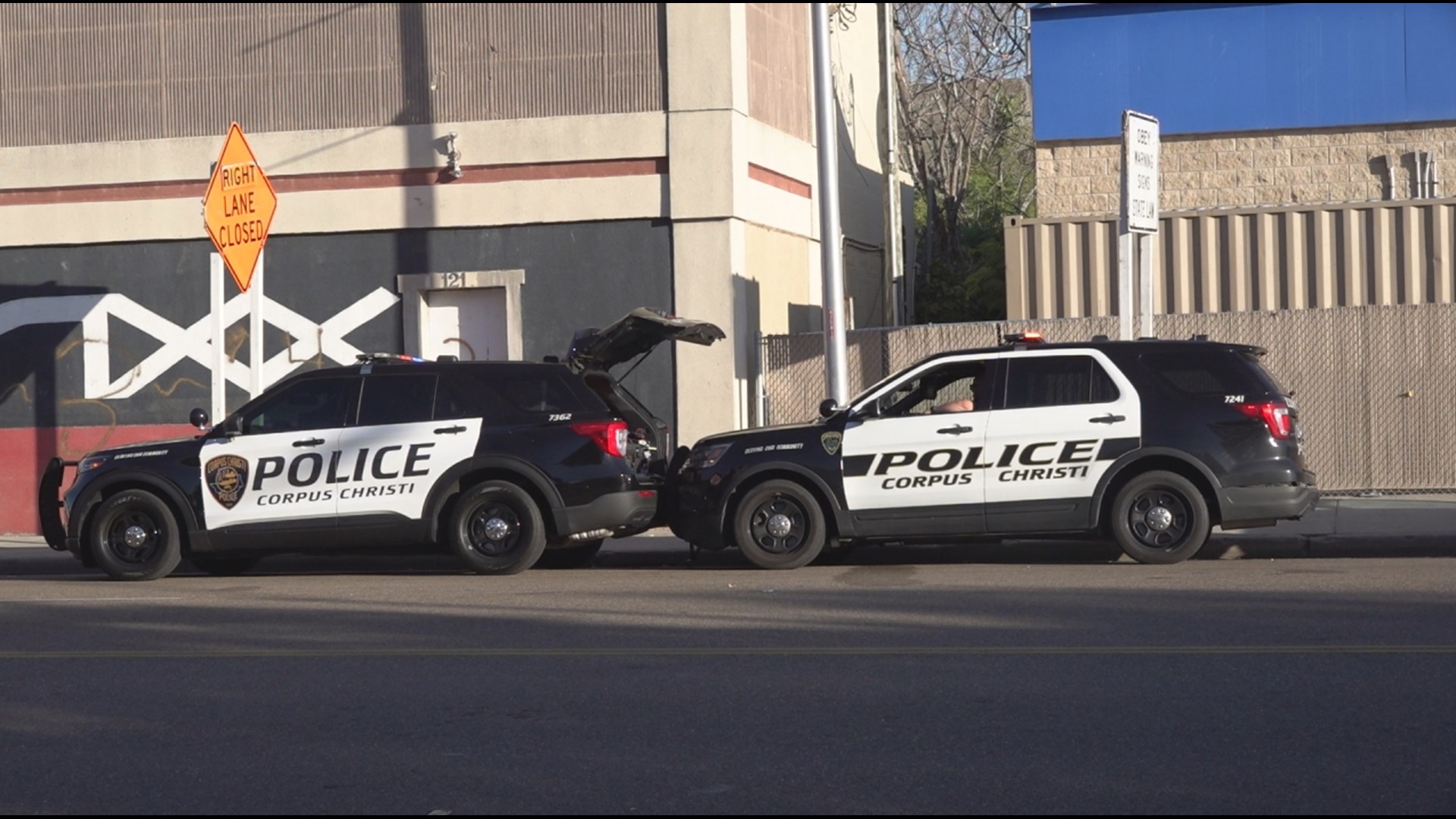 CCPD vehicle struck while parked on call | kiiitv.com