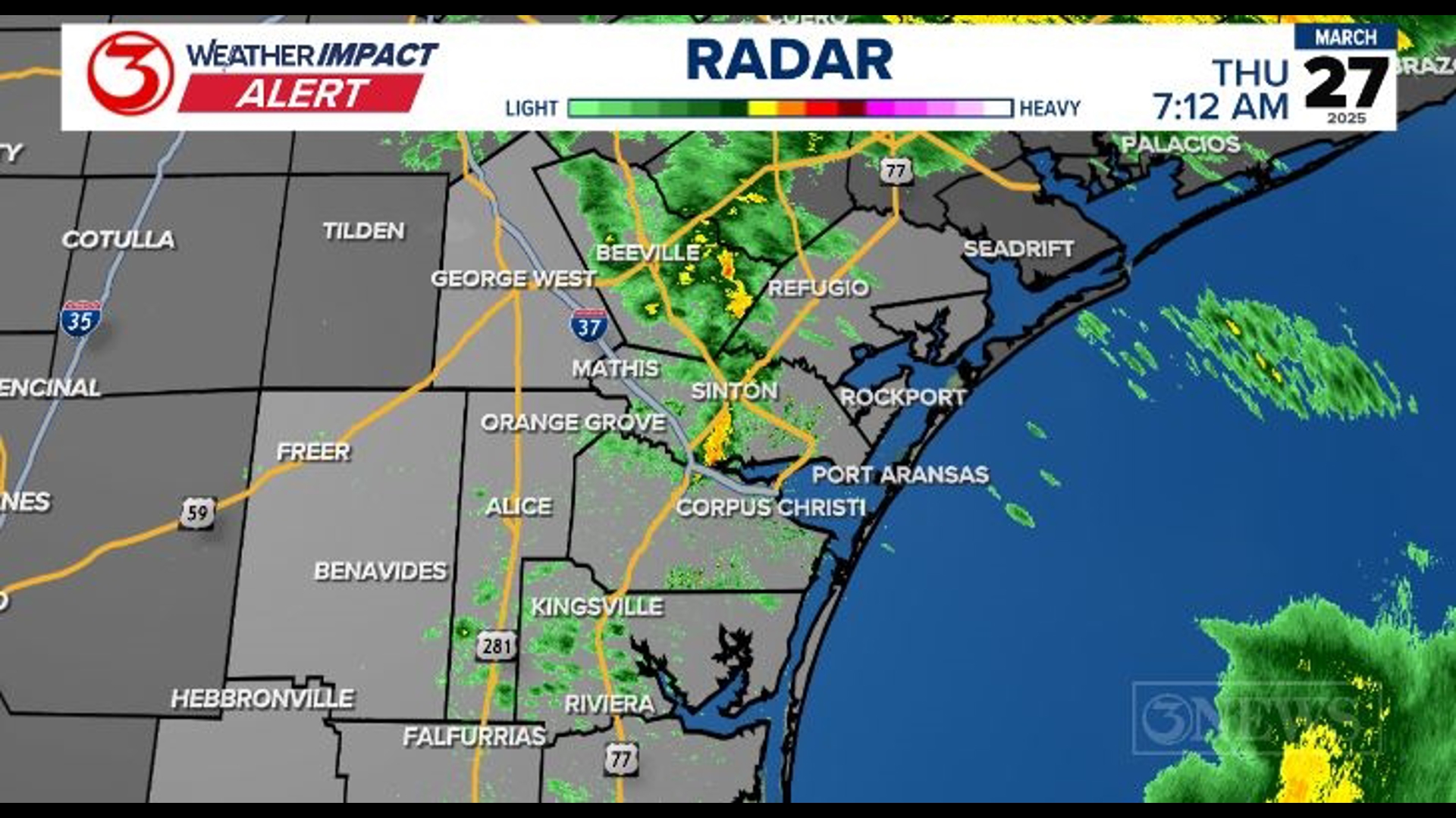 Heavy rain, flooding a concern through Friday morning | kiiitv.com