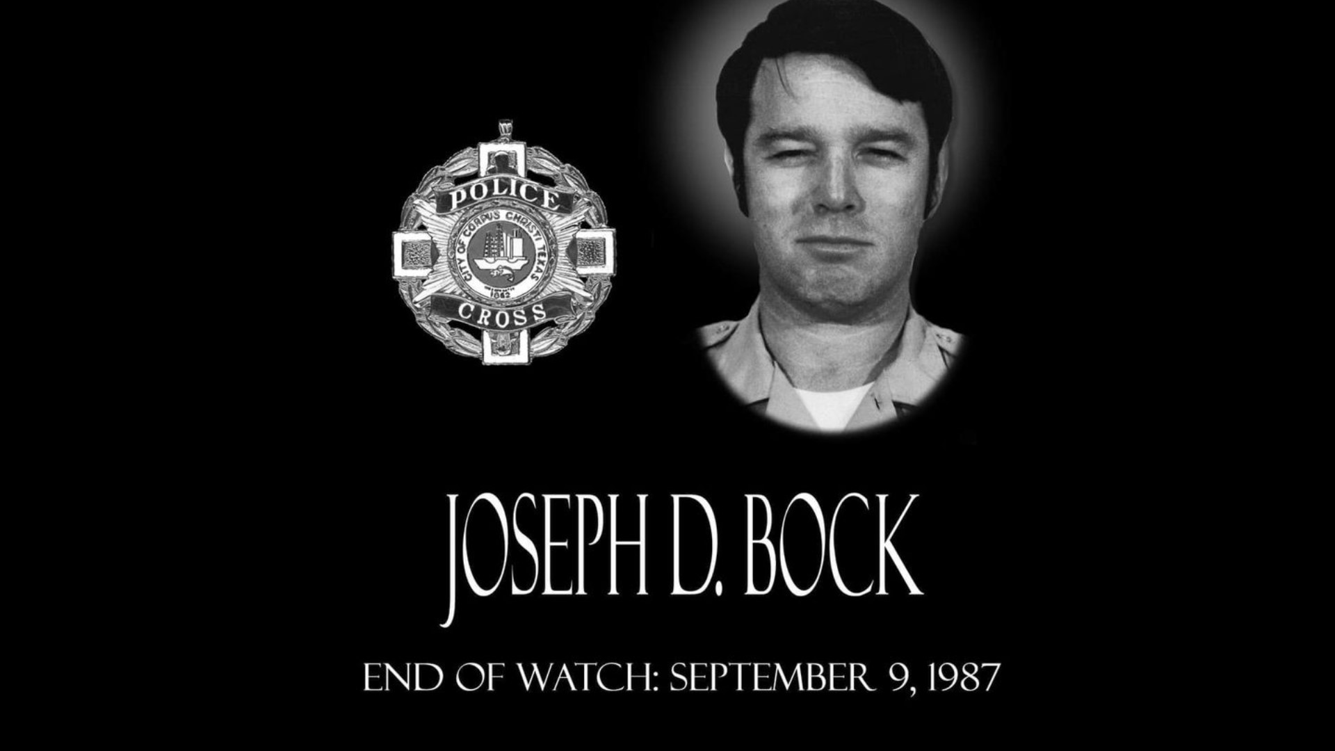CCPD remembers Sgt. Joseph Daniel Bock on 33rd anniversary of his end ...