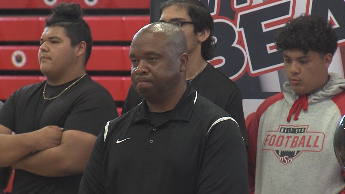 West Oso introduces new football coach | kiiitv.com