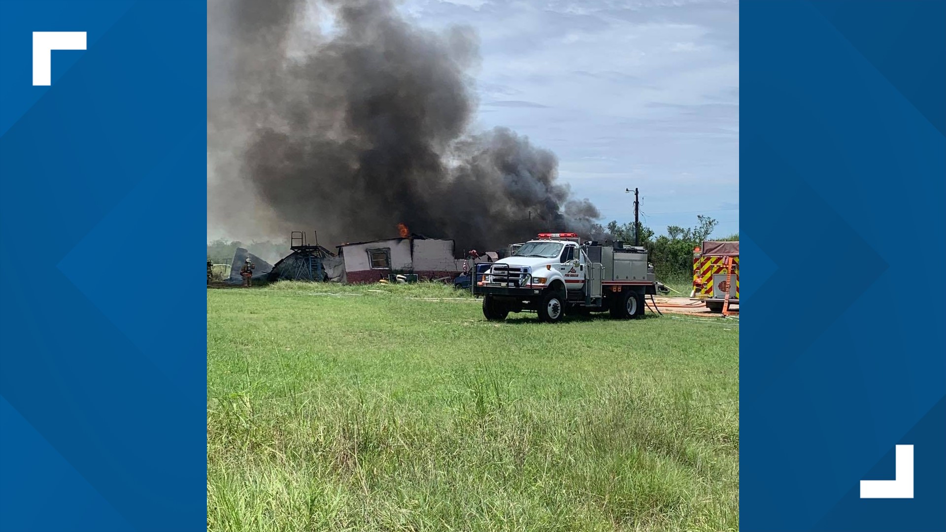 Several agencies respond to large fire in Jim Wells County | kiiitv.com