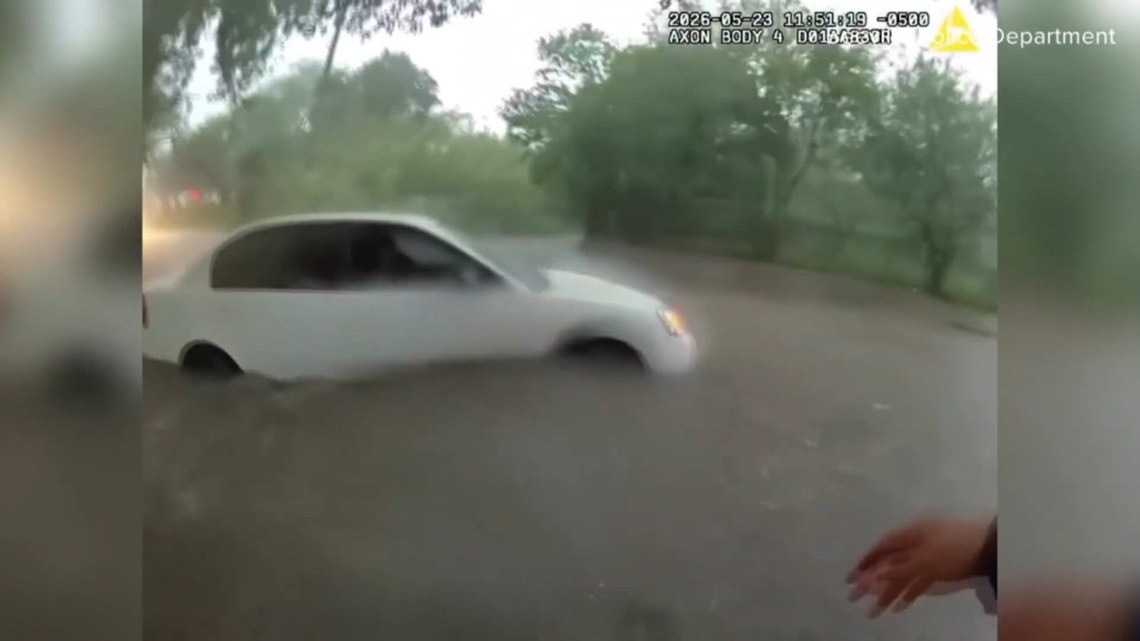 “We got the baby out”: Dramatic Beeville flood rescue caught on camera ...