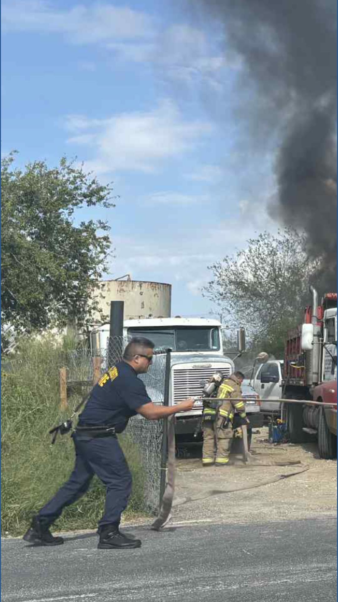Firefighters battling house fire on Ahern Street | kiiitv.com