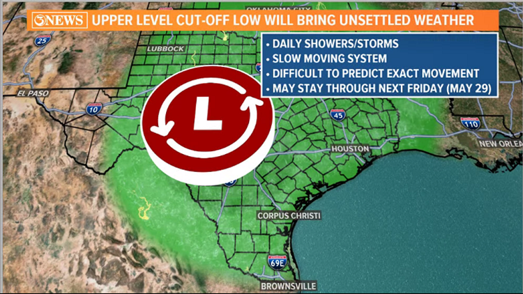 WEATHER BLOG: Cut-off, upper-level low set to deliver unsettled weather ...