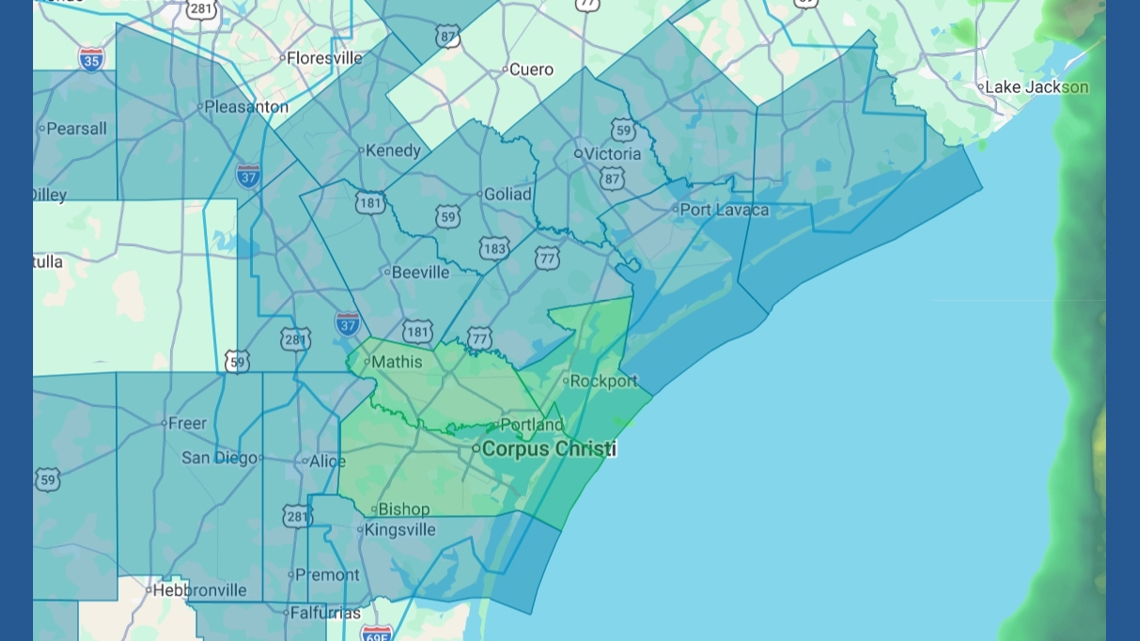 Power outages continue across Coastal Bend after second overnight storm ...