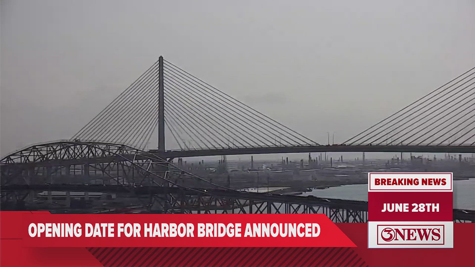 New Harbor Bridge ribbon-cutting date set for June 28 | kiiitv.com