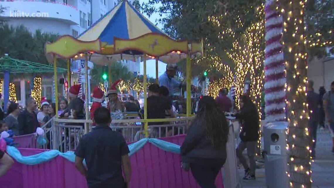 Peppermint Lane back at downtown Corpus Christi for the holidays ...
