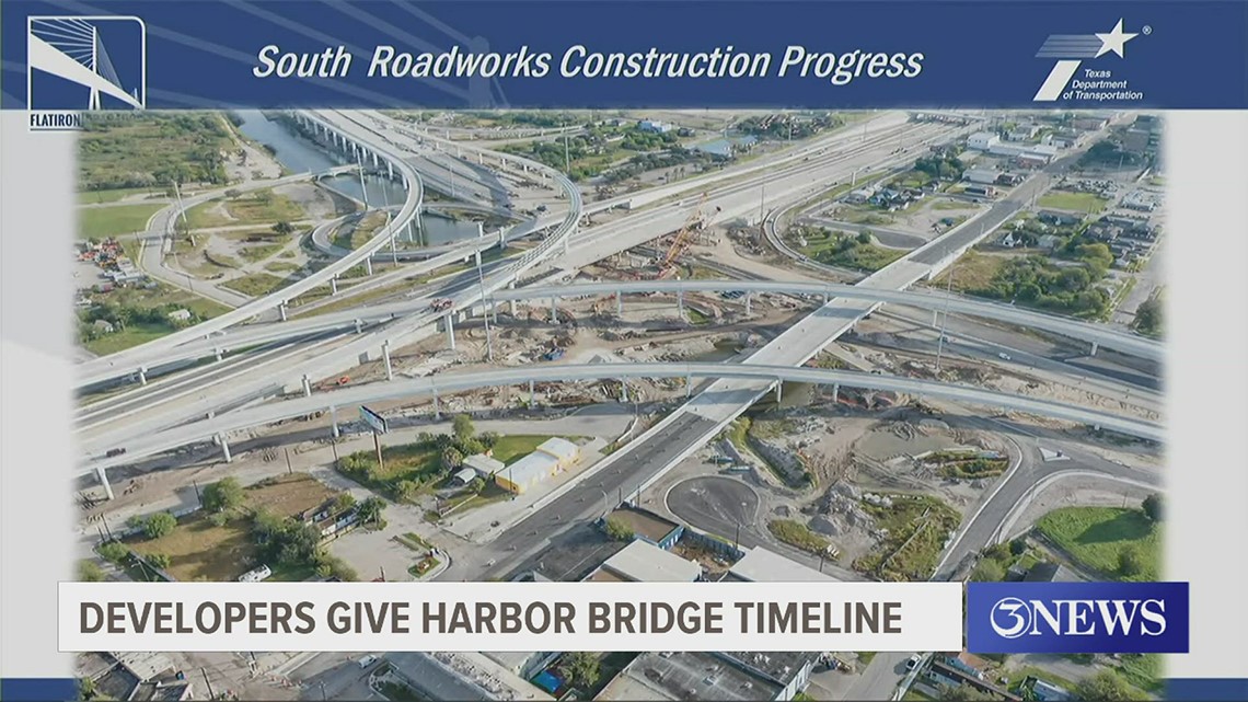 Harbor Bridge update: 90 percent of North Beach roadwork done | kiiitv.com