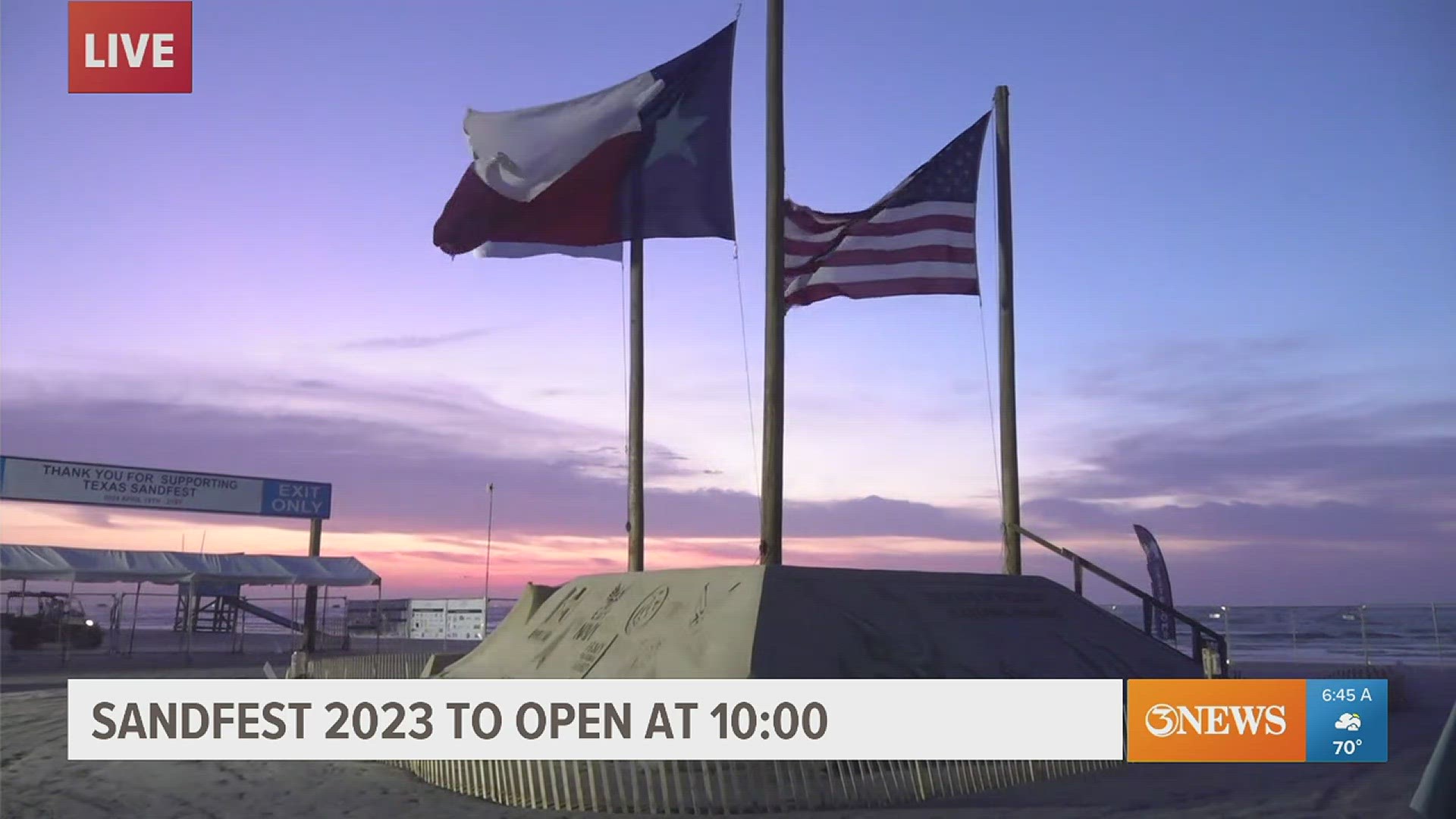 2023 Sandfest sees slight hurdle | kiiitv.com