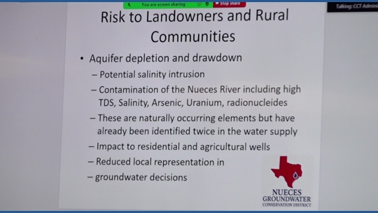 Rural residents urge support for groundwater conservation at Nueces ...