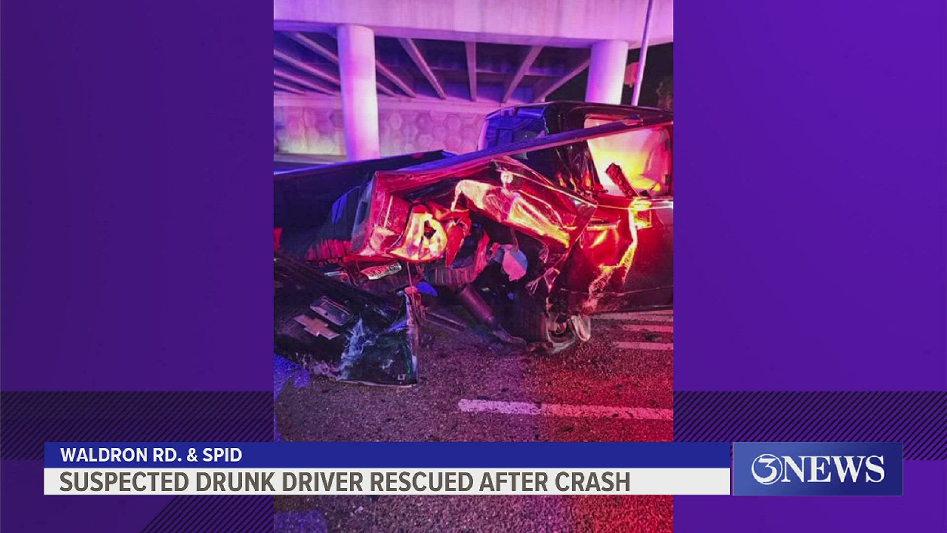 Driver in Flour Bluff crash suspected of being drunk | kiiitv.com