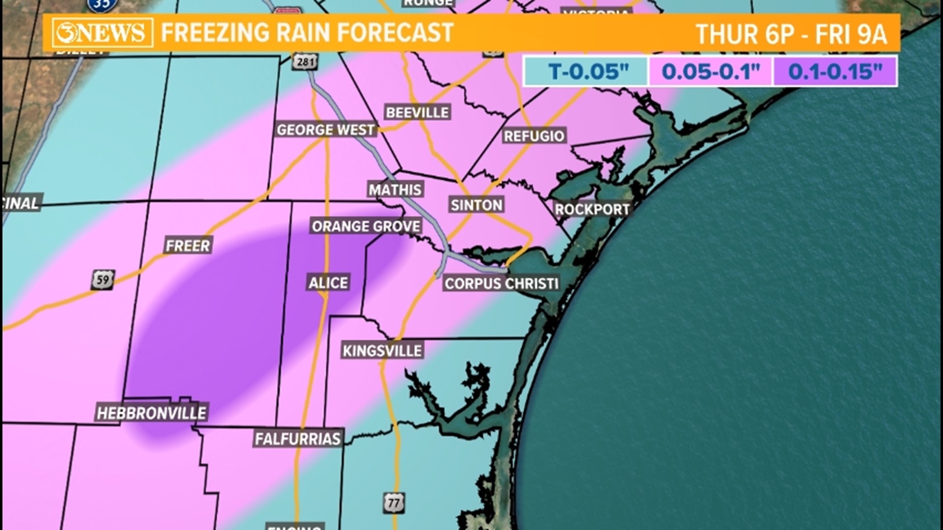 Corpus Christi, Coastal Bend winter weather conditions | kiiitv.com