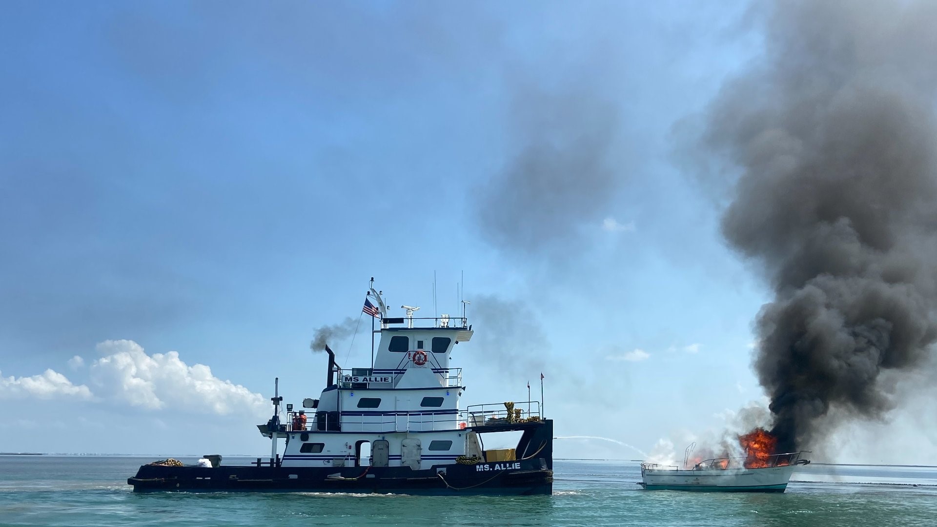 Aransas Pass Fire, EMS Departments tackle boat fire | kiiitv.com
