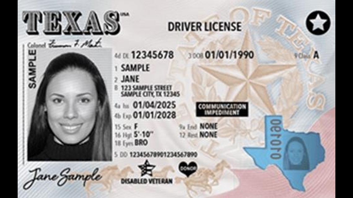 Texas DPS rolls out with new ID, driver license design | kiiitv.com