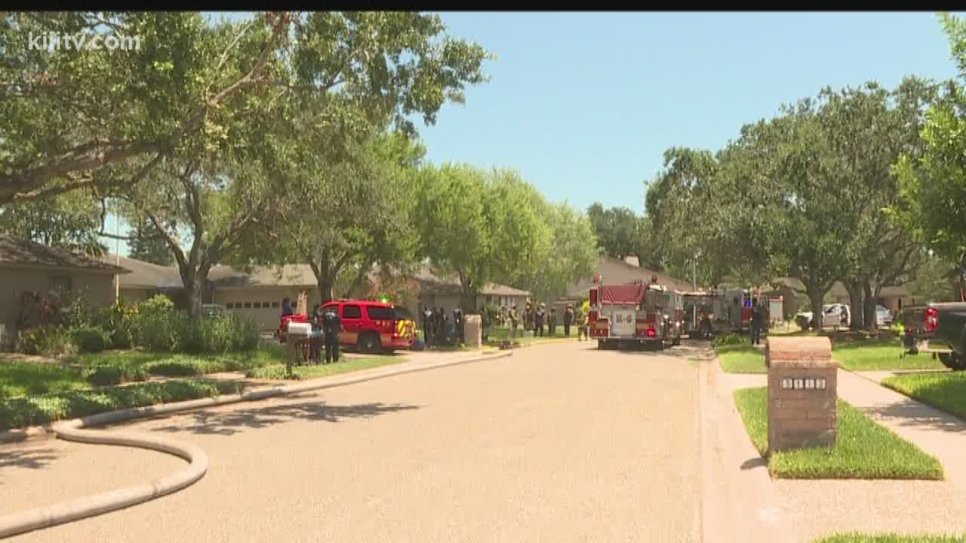 Attic fire sends smoke billowing from southside home | kiiitv.com