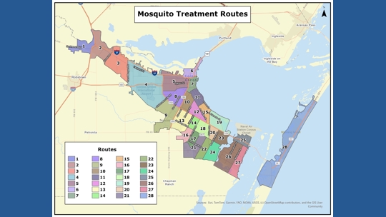 Corpus Christi updates mosquito spraying schedule after weather delays ...