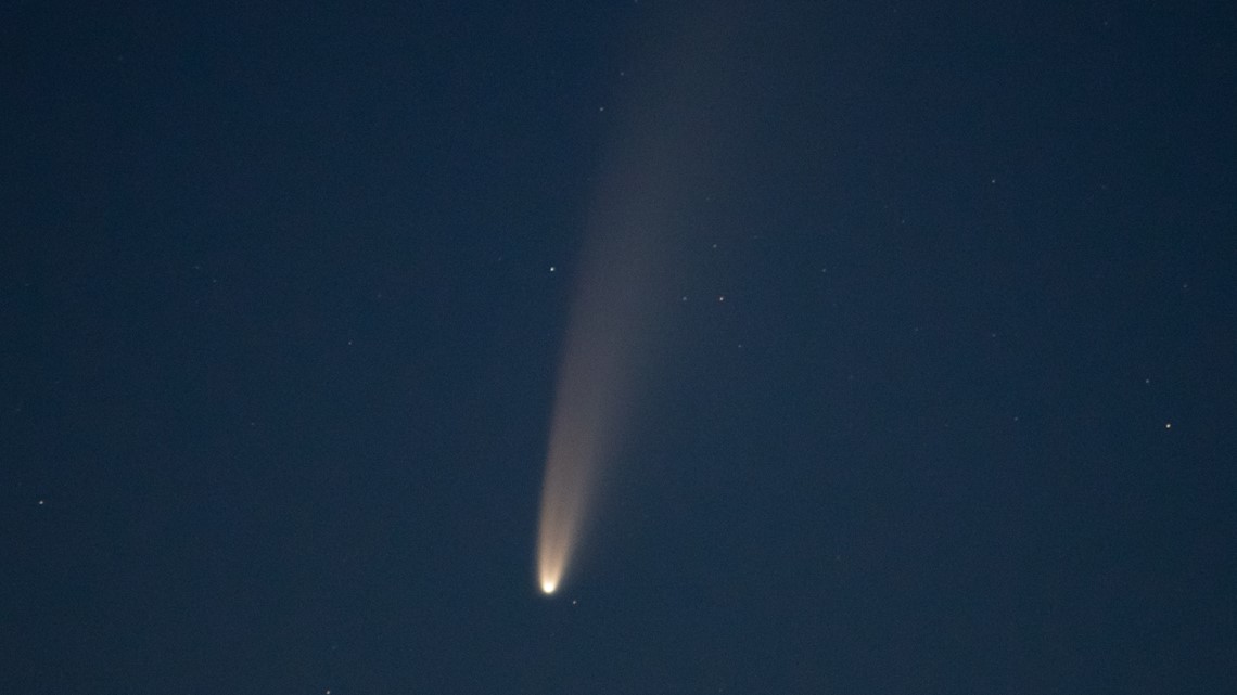 Comet NEOWISE tracking over Houston in July and August 2020 | kiiitv.com