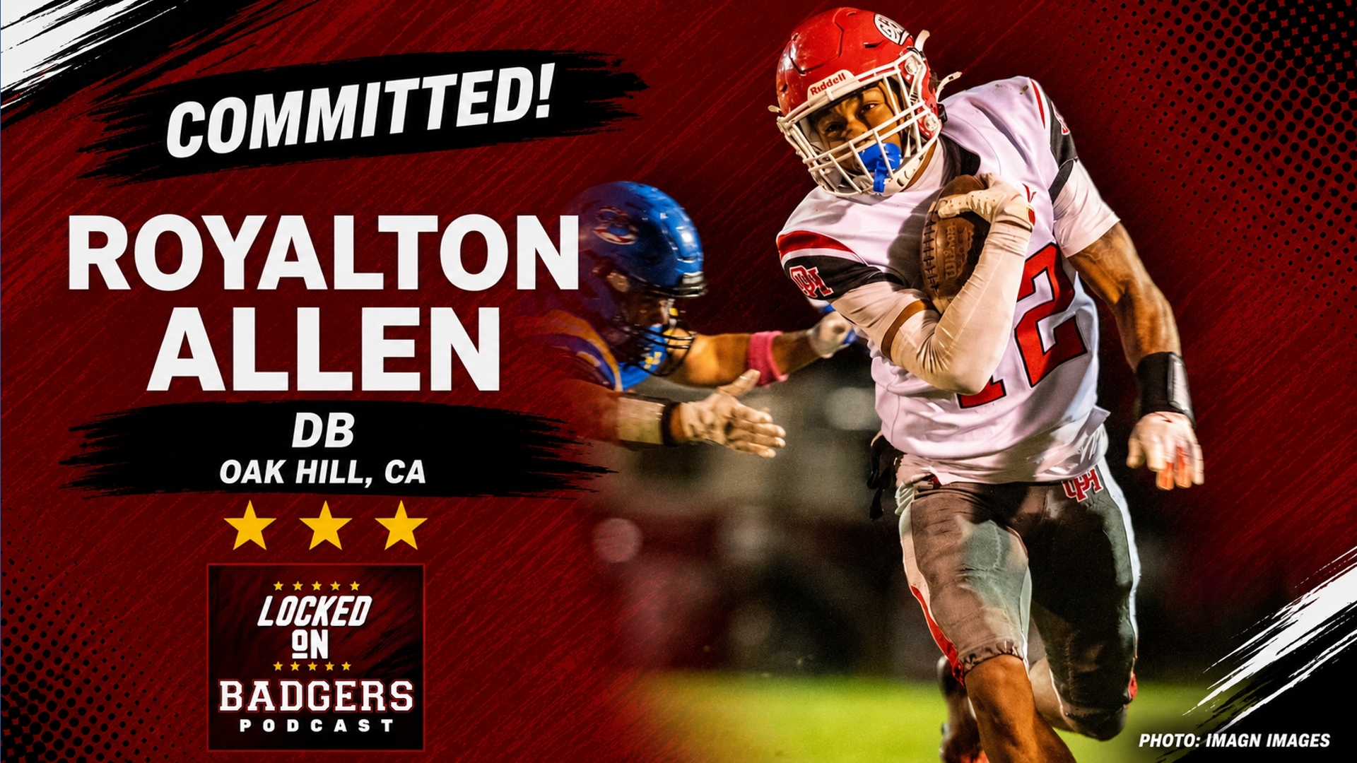 BOOM! Royalton Allen COMMITS to the Wisconsin Badgers FOOTBALL TEAM ...