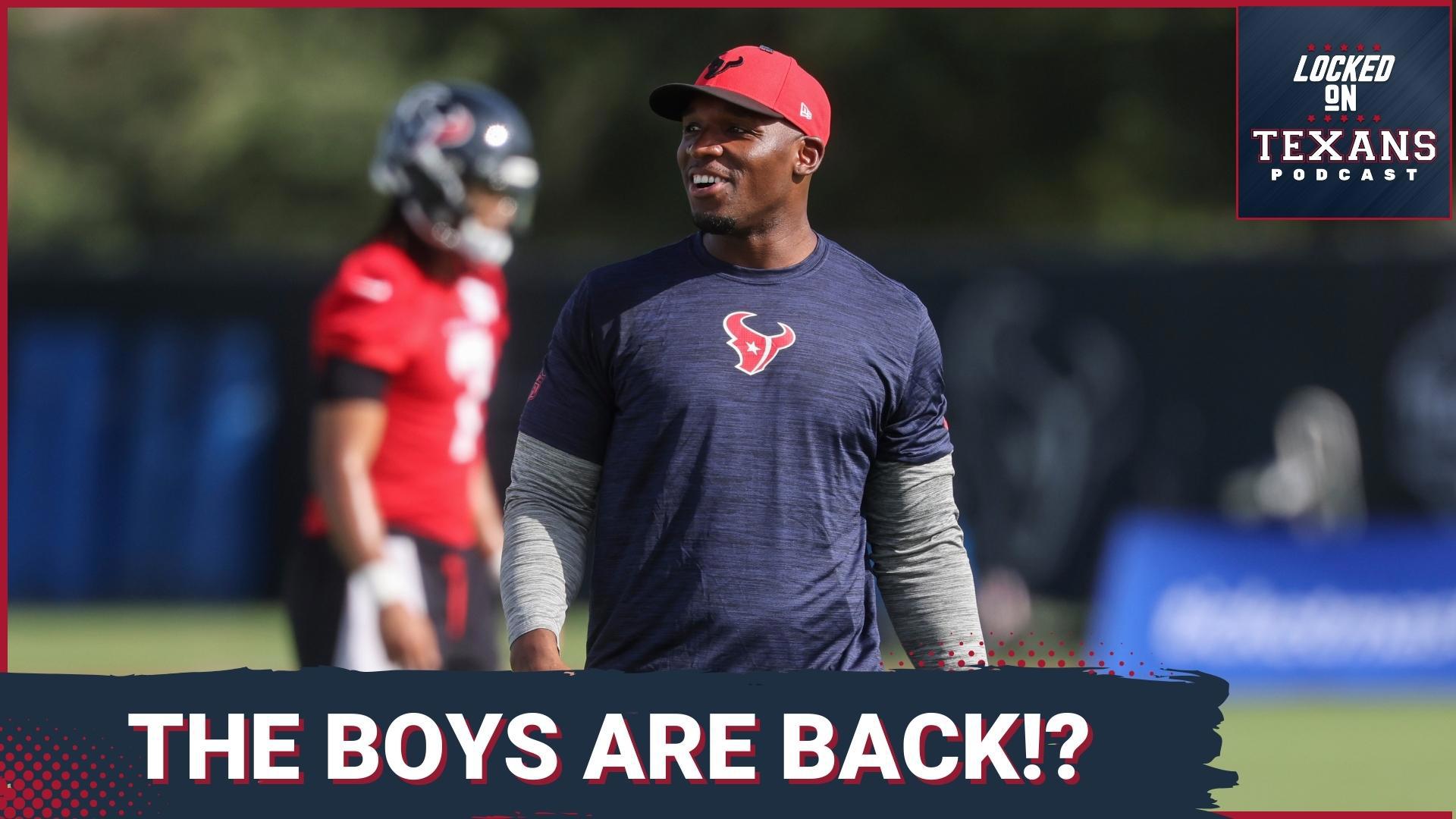 Texans Practice Report: X Hutch RISING, CJGJ Injury Update & WR Room ...