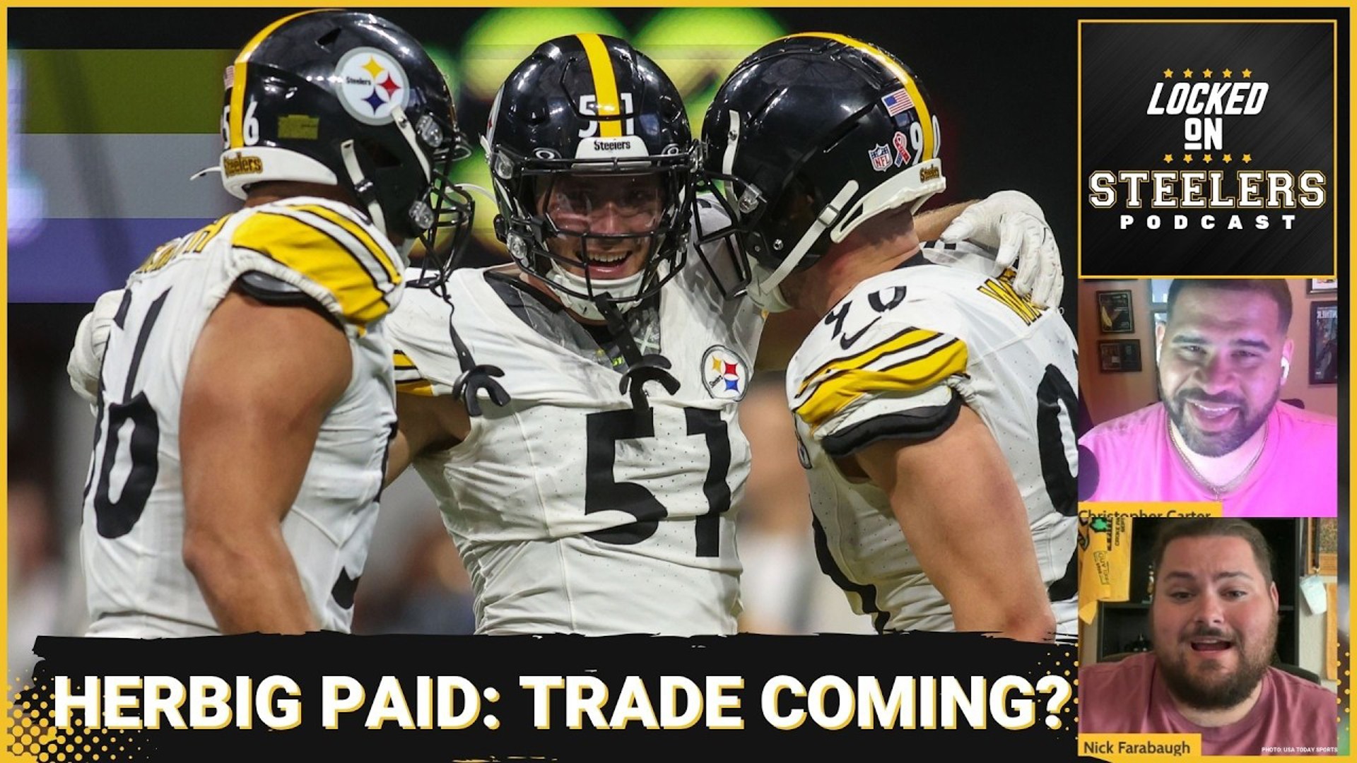 Steelers' Payday for Nick Herbig Doesn't MeanT.J. Watt_Alex Highsmith ...