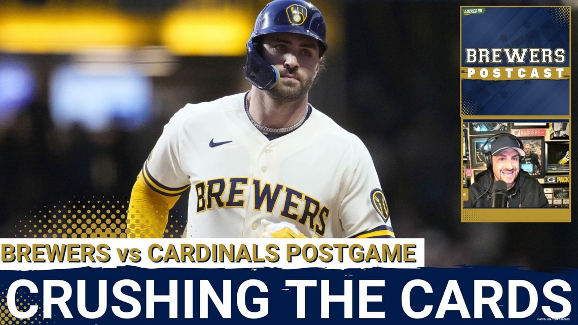 BREWERS POSTCAST: Brewers CRUSH Cardinals Again | Harrison DEALS, Bats ...