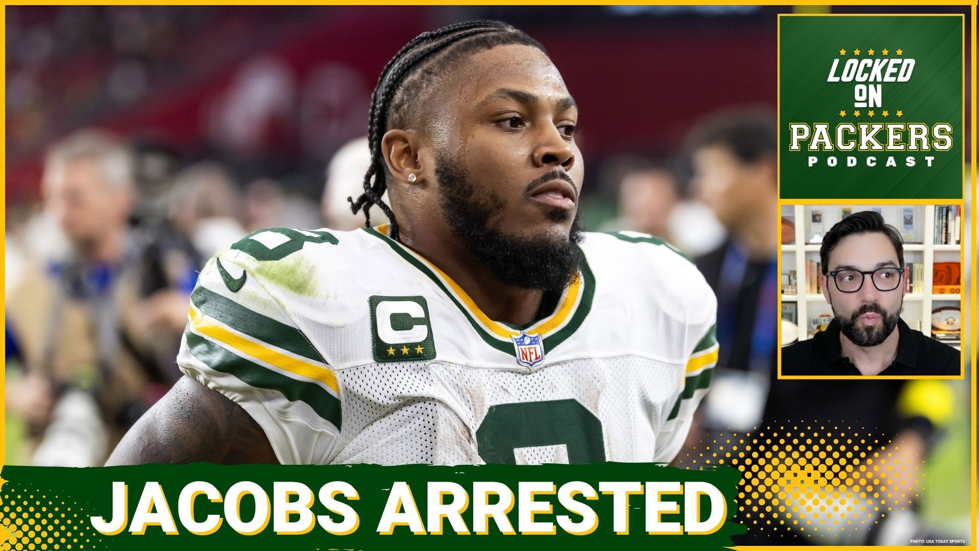 Packers RB Josh Jacobs arrested on a slew of domestic violence charges ...