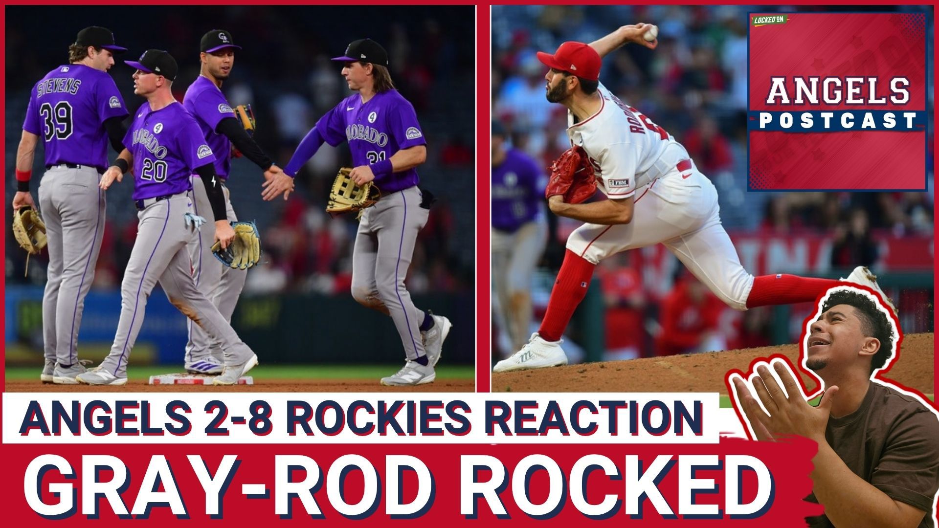 ANGELS POSTCAST: Grayson Rodriguez AWFUL, HR bounces OFF Adell's HEAD ...