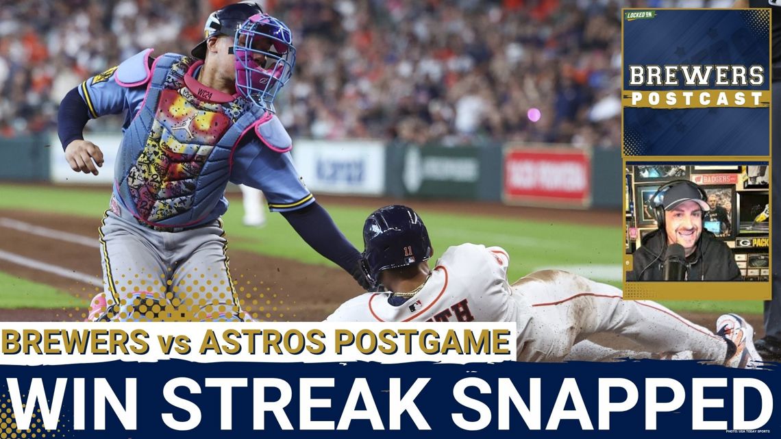 BREWERS POSTCAST: Brewers Win Streak Comes to an END | Offense, Defense ...