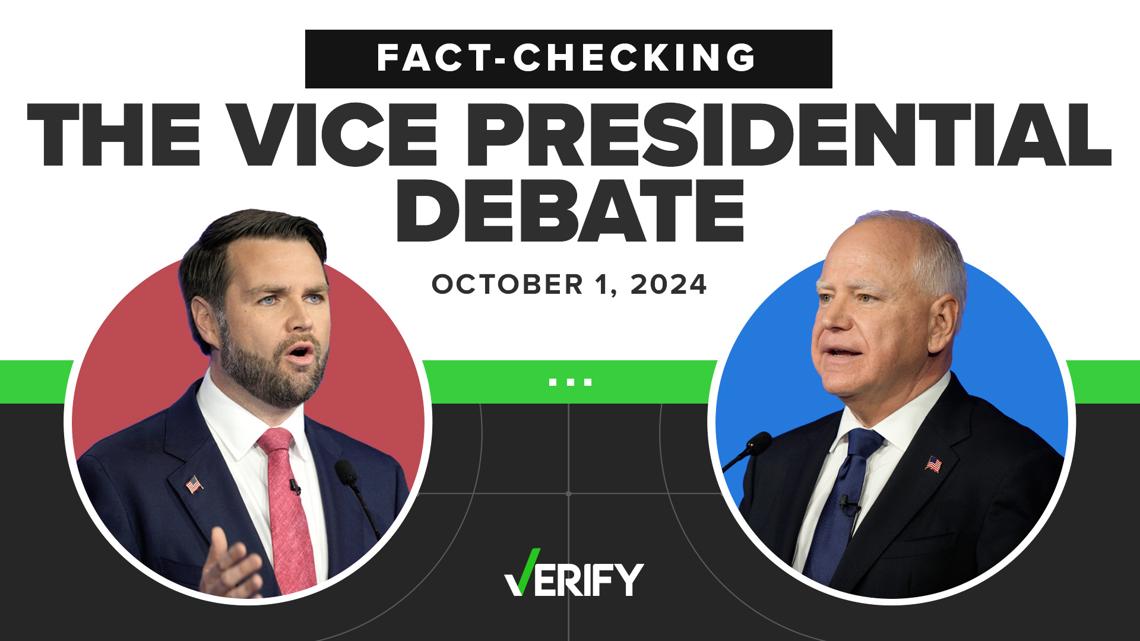 Walz and Vance vice presidential debate: Fact-checking claims | kiiitv.com