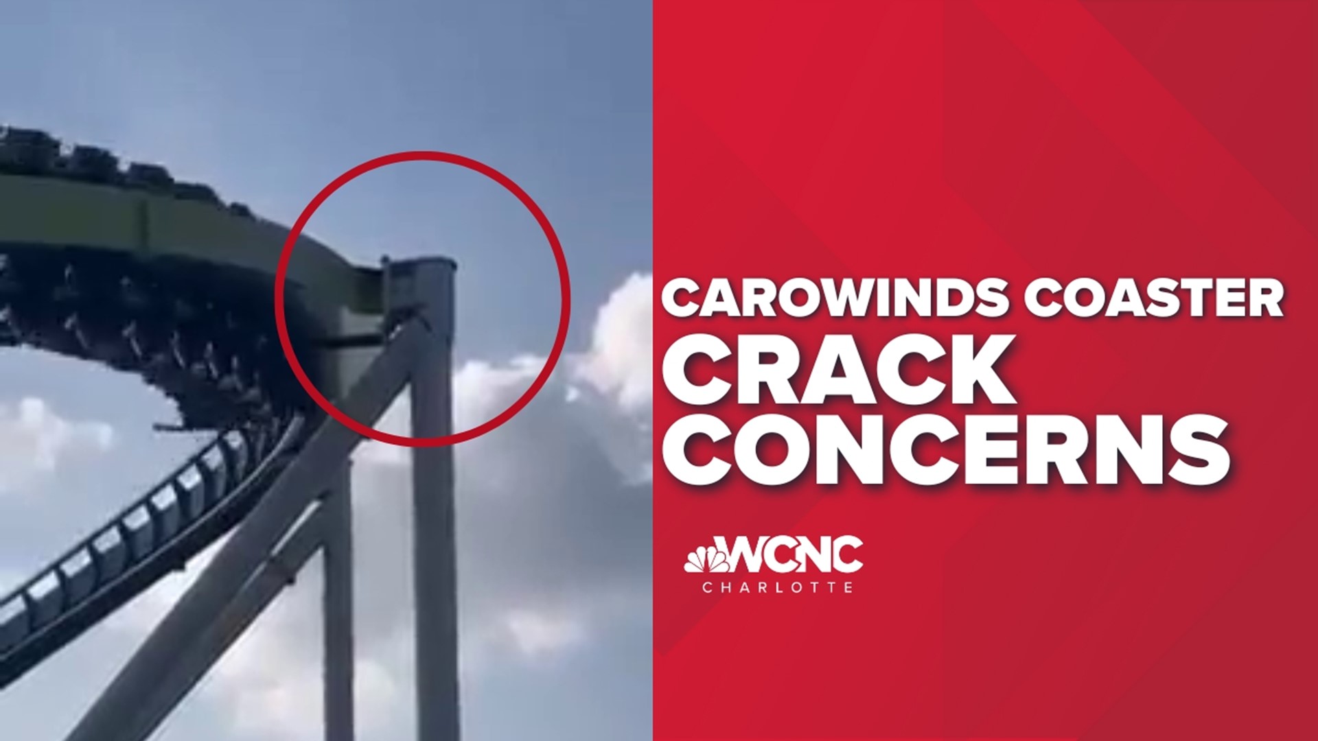 Carowinds coaster closed for crack in support beam | kiiitv.com