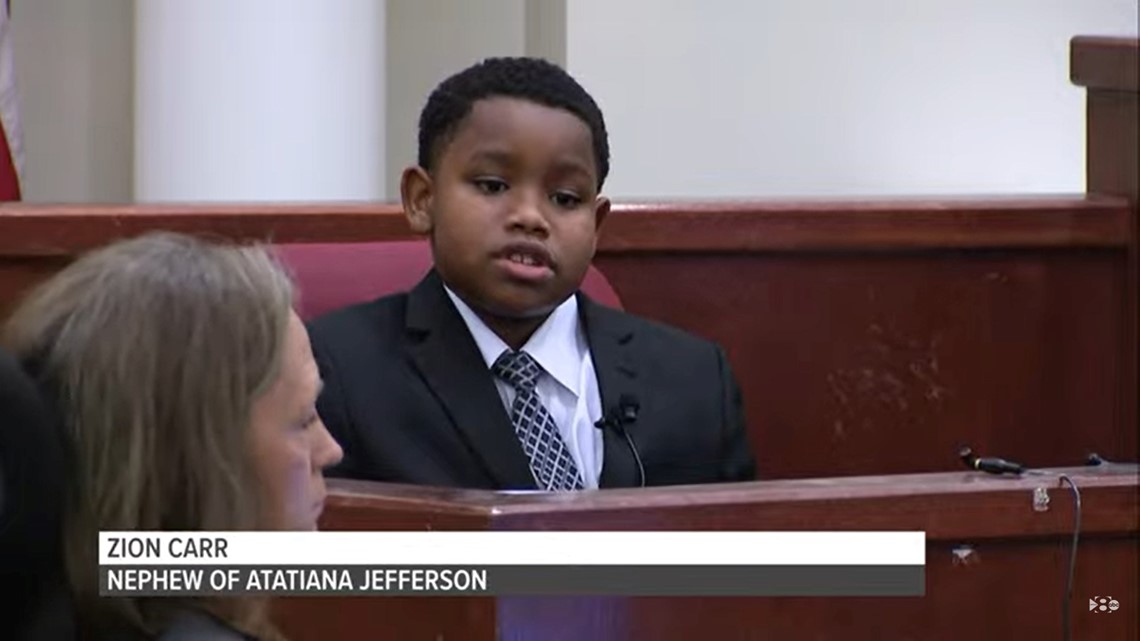 Aaron Dean trial: Atatiana Jefferson nephew Zion Carr takes stand ...
