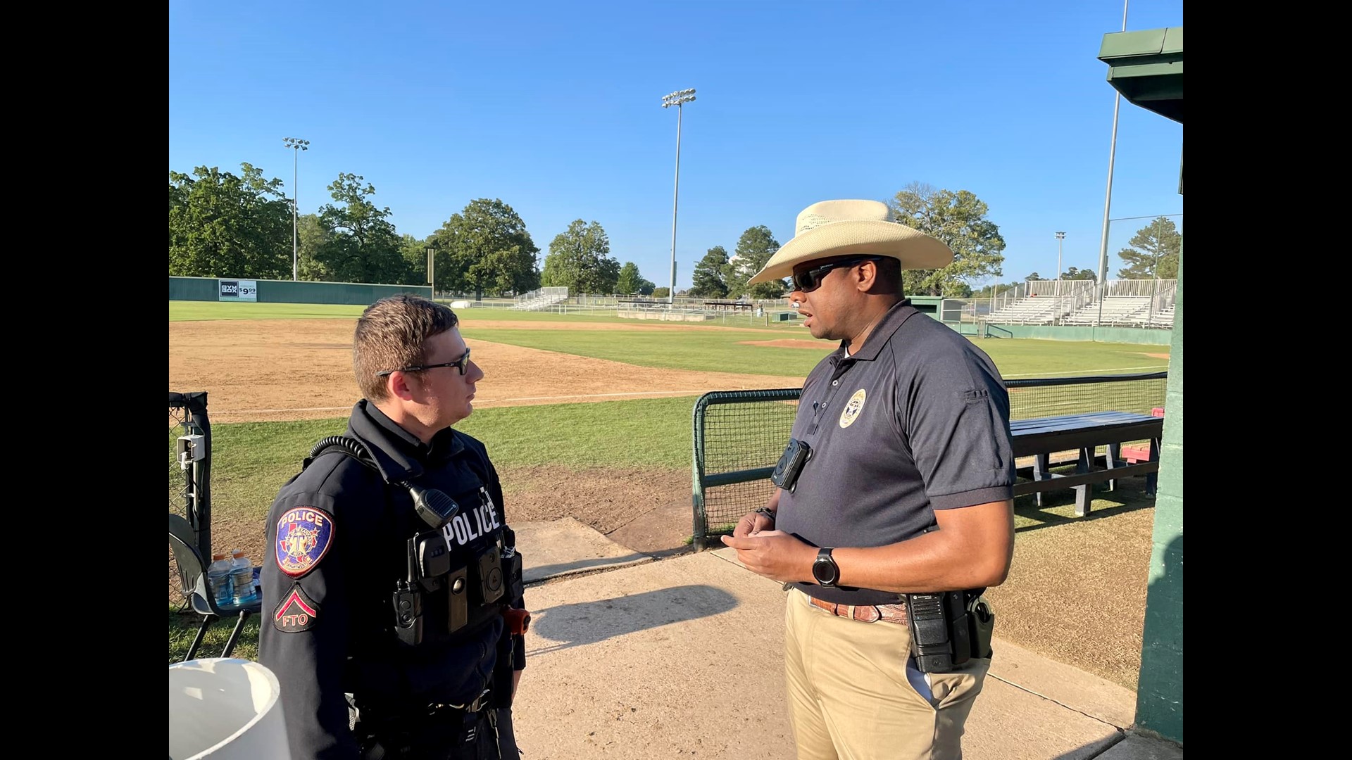 Texas college baseball player hit by stray bullet during game | kiiitv.com