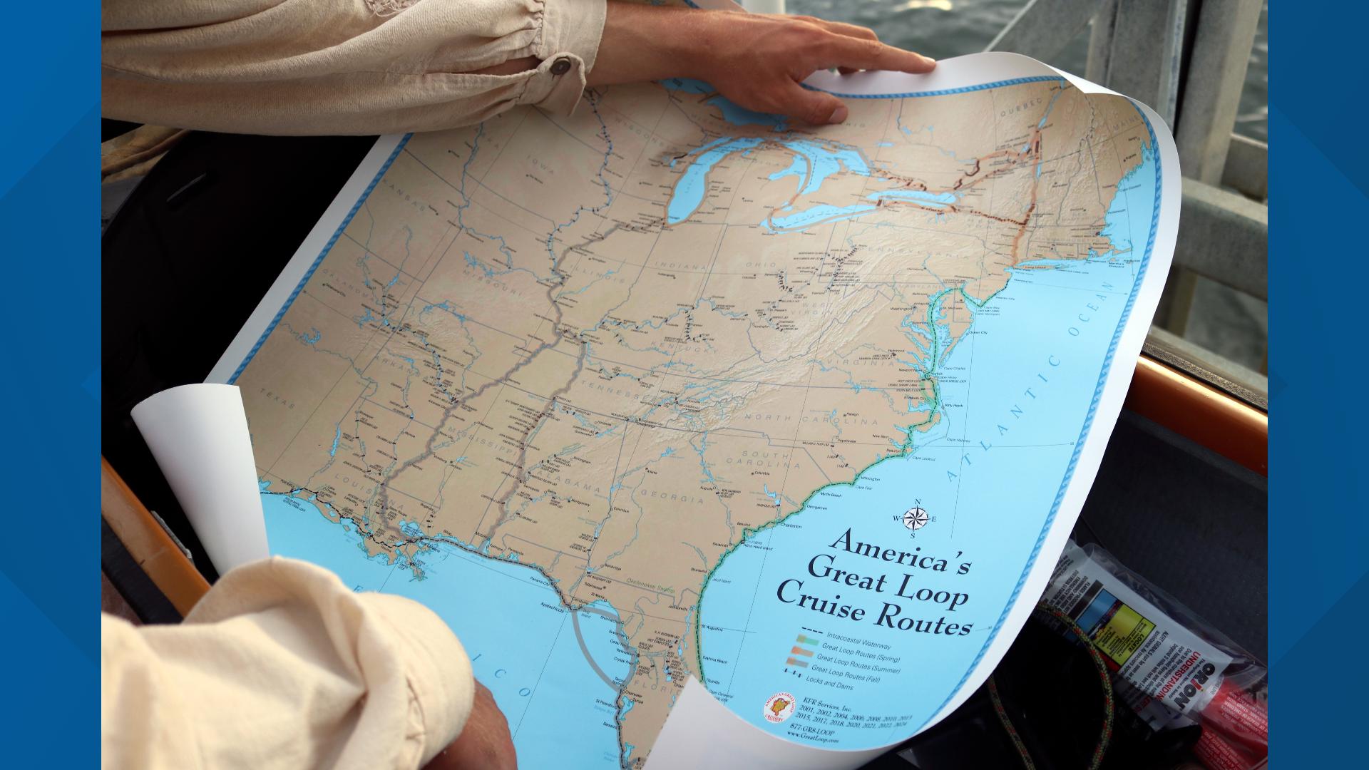 Canoeist paddling the 6,000-mile Great Loop | kiiitv.com